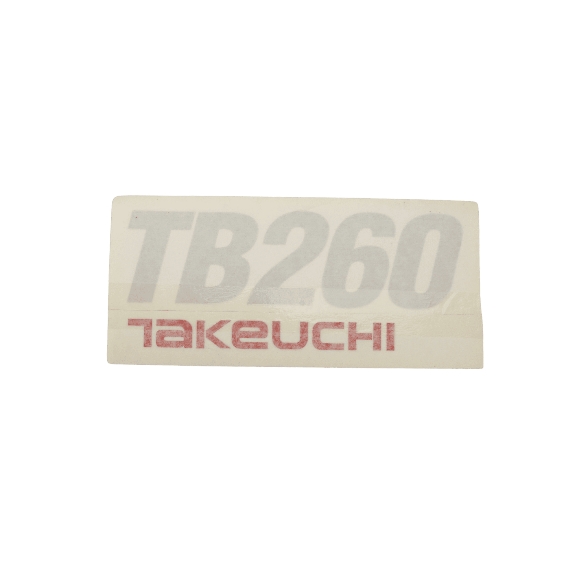 Takeuchi Decal For The Takeuchi TB260 0008503022 | Takeuchi Parts ...