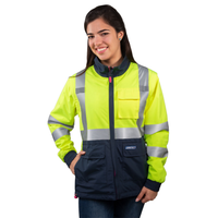Jorestech 4 in 1 Hi-Vis Reversible Safety Jacket with Removable Sleeve ...