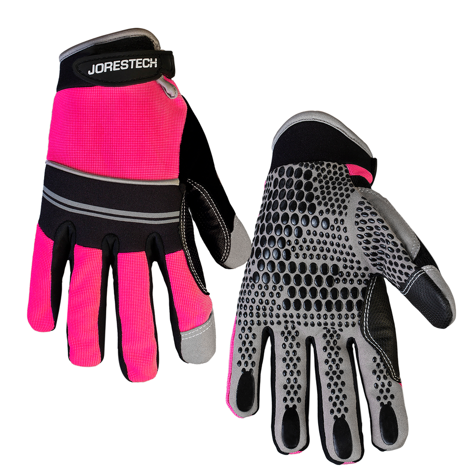 Jorestech Safety Work Gloves with Anti-Slip Silicone Dotted Palms ...