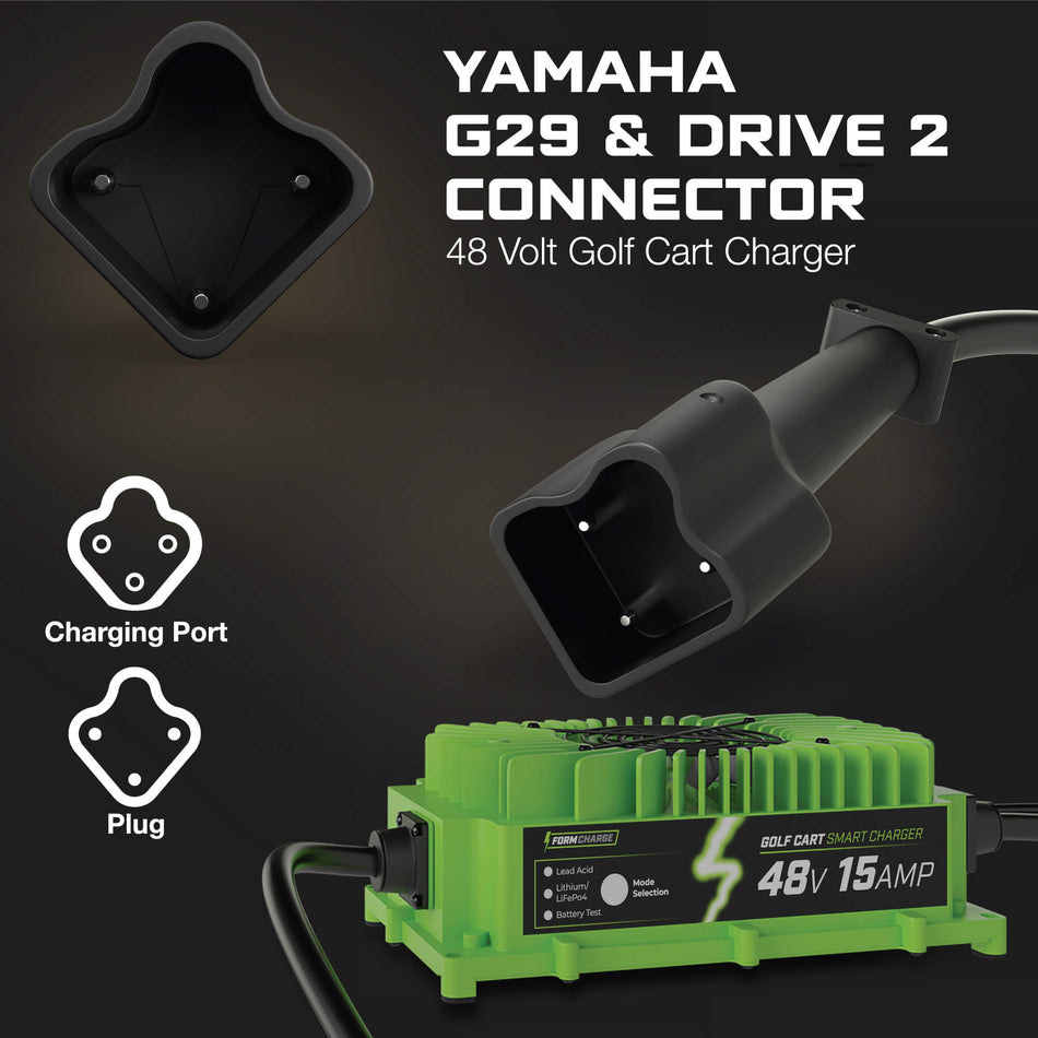 YAMAHA 48 Volt Golf Cart Battery Charger for G29 Drive & Drive 2 - 48V ...