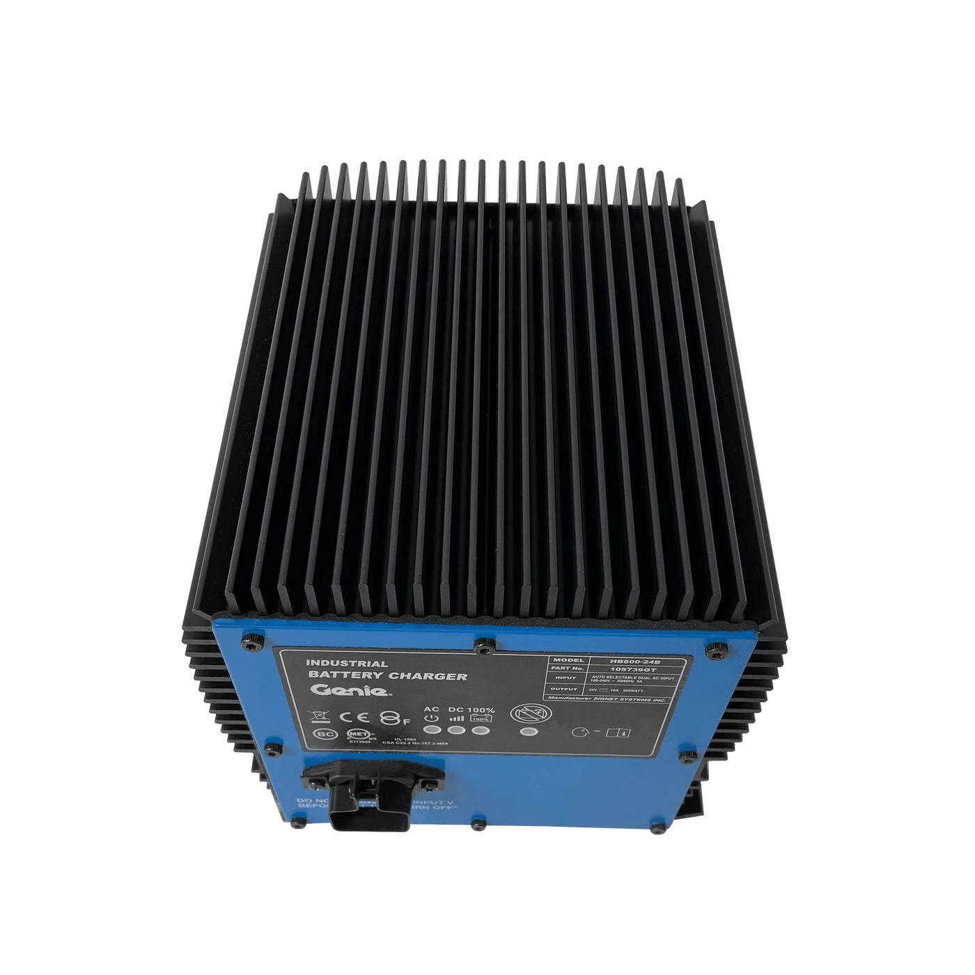 Genie Charger, Bat, 24 Vdc, H/Lo Gen2 105739GT | Genie Parts Catalog ...