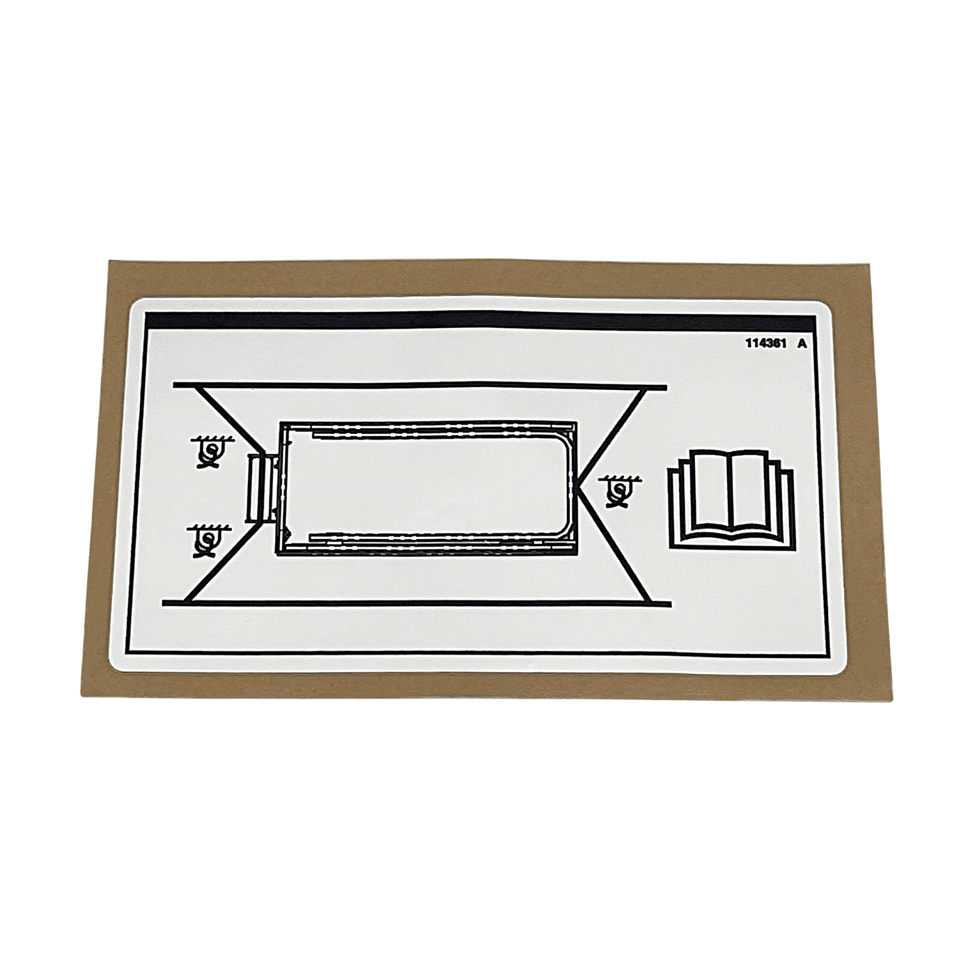 Genie Decal Label Transport Diagram 114361GT | Genie Parts Catalog ...